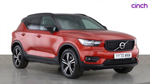 Used red Volvo XC40 cars for sale or on finance - cinch