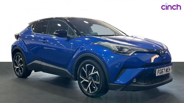 Used blue Toyota C-HR cars for sale or on finance - cinch